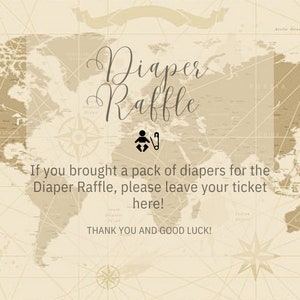 World Map Baby Shower Signs Bundle Decor - Etsy