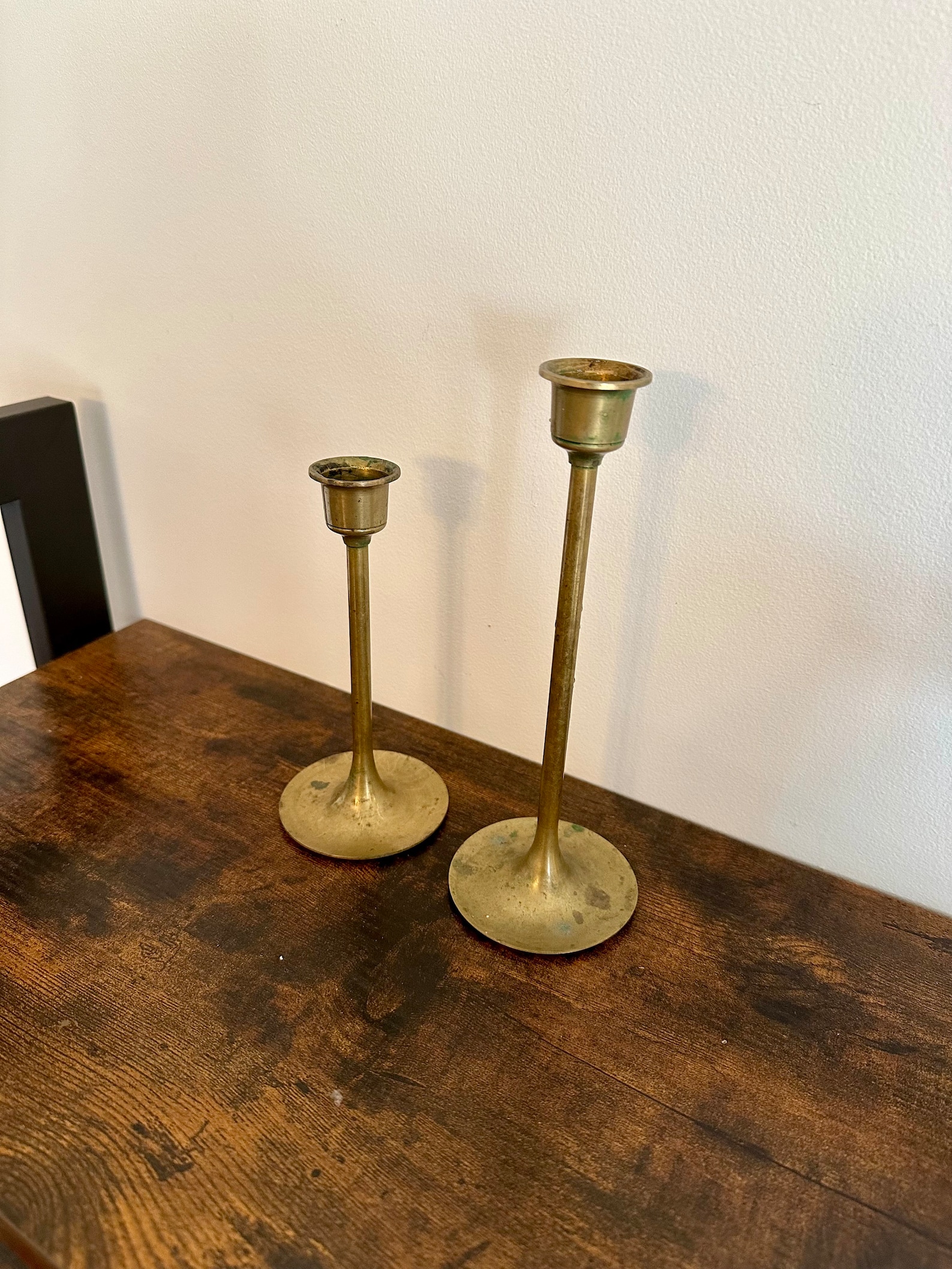 Brass Candlestick Holders - Etsy