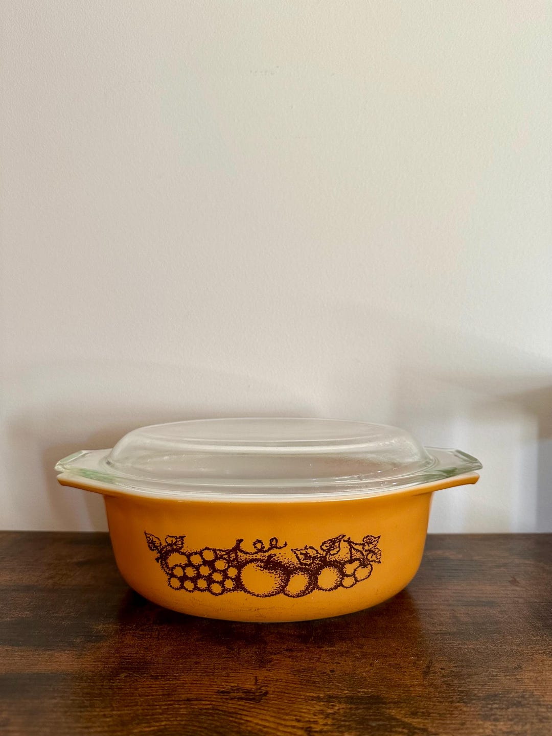 1970s Old Orchard Pattern Pyrex Casserole Dish - Etsy