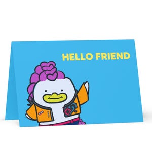 HELLO FRIEND Rumi Duck Greeting Card (kpop Demon Hunters) - Etsy