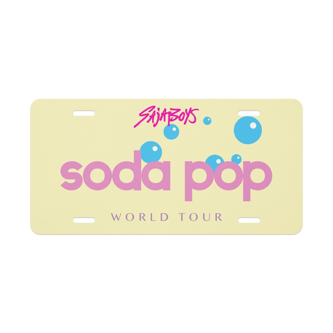 SODA POP Vanity License Plate (KPDH) - Etsy