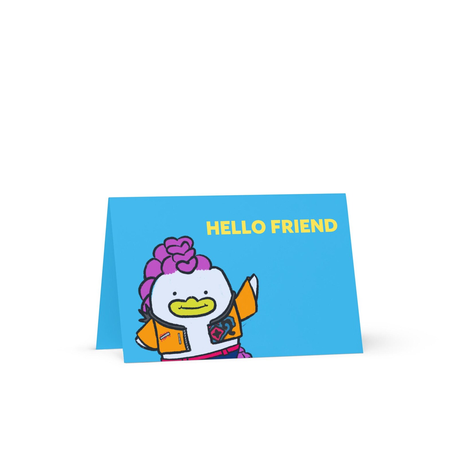 HELLO FRIEND Rumi Duck Greeting Card (kpop Demon Hunters) - Etsy