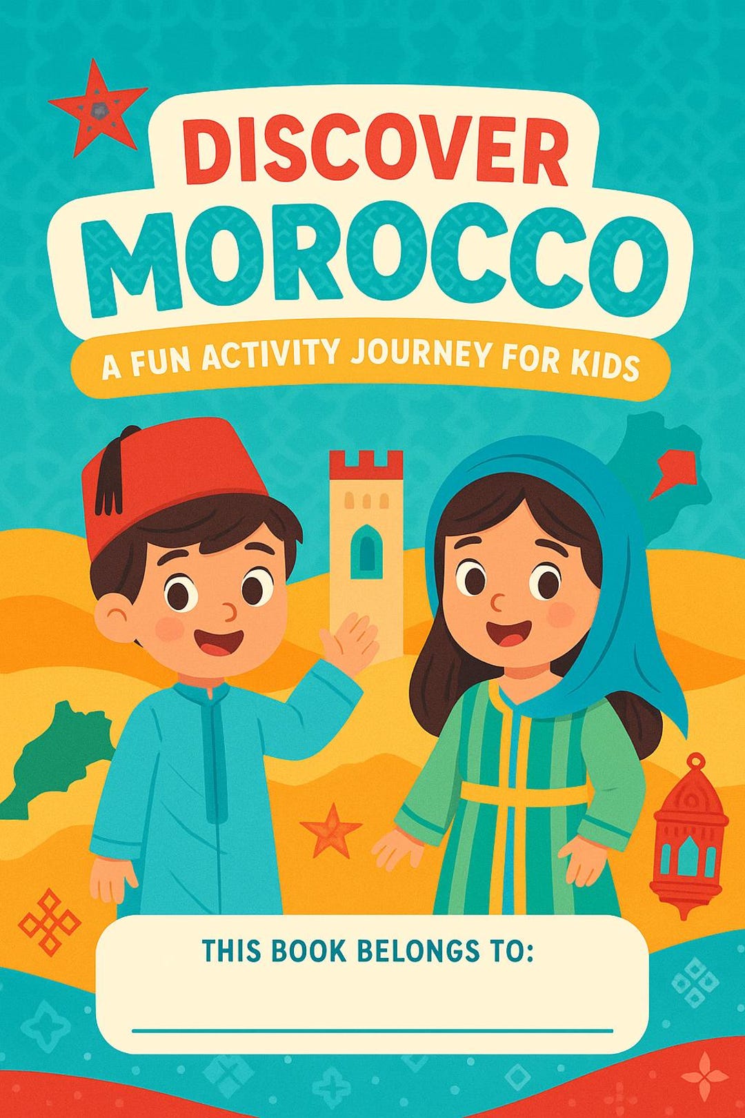 Morocco for Kids – Fun Printable Activity Book | PDF Workbook With ...