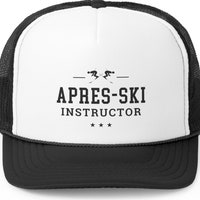 Apres Ski Haw Trucker Hat Apres Ski Club Trucker Hat Women Holiday Hat ...