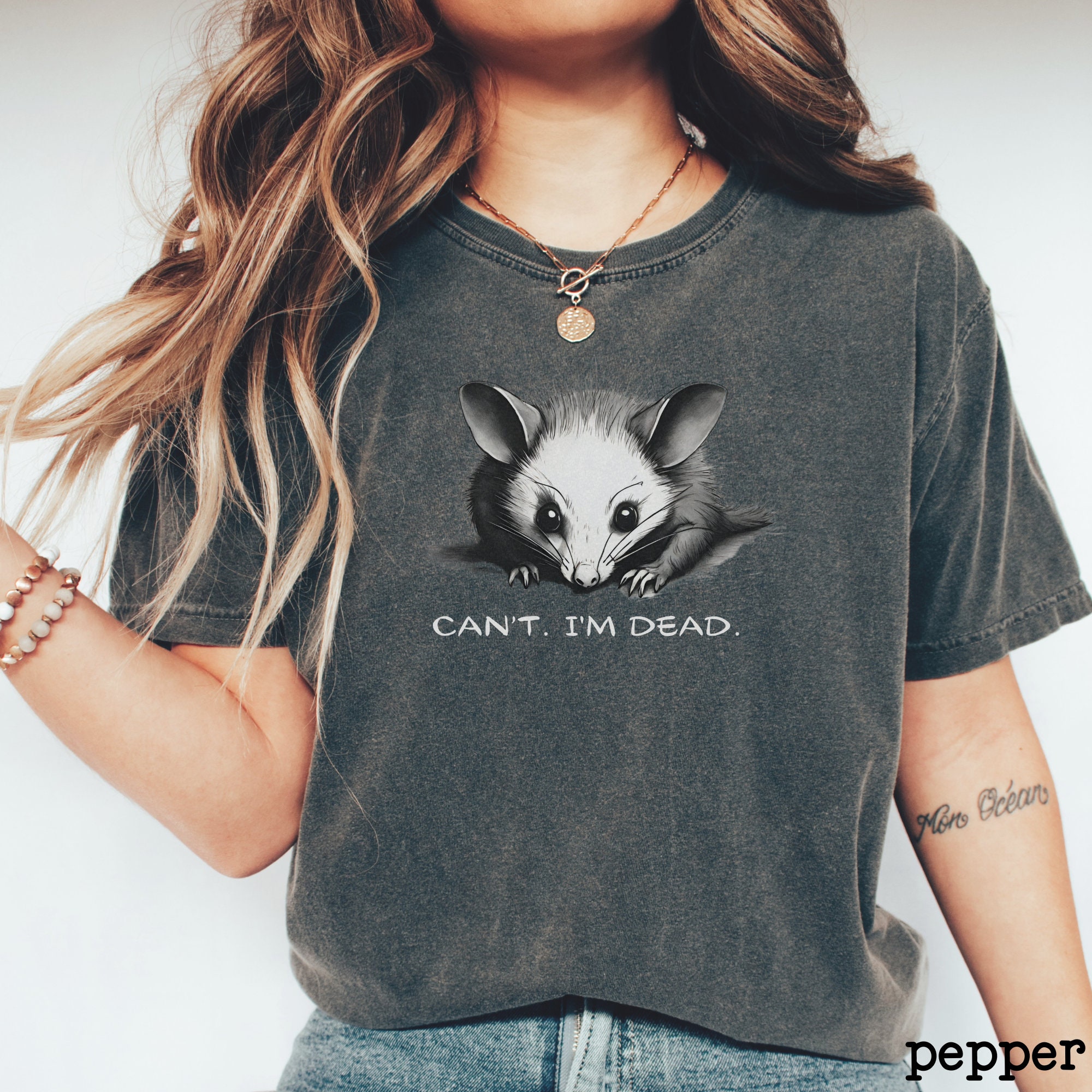 Funny Possum Shirt for Opossum Lovers Mental Health Possum T Shirt ...