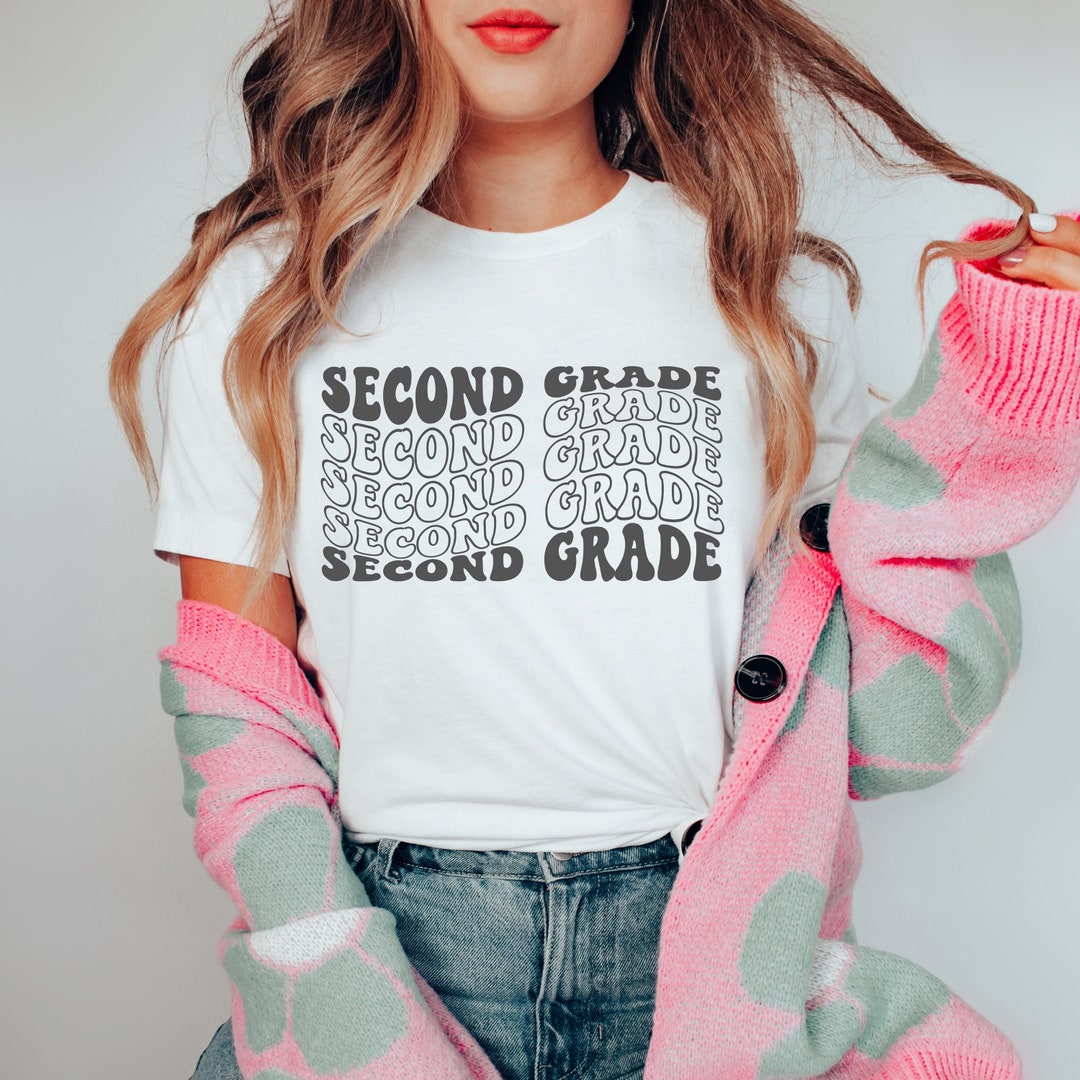 Second Grade Teacher Shirt, Second Grade Teacher Gifts, Teacher Shirts ...