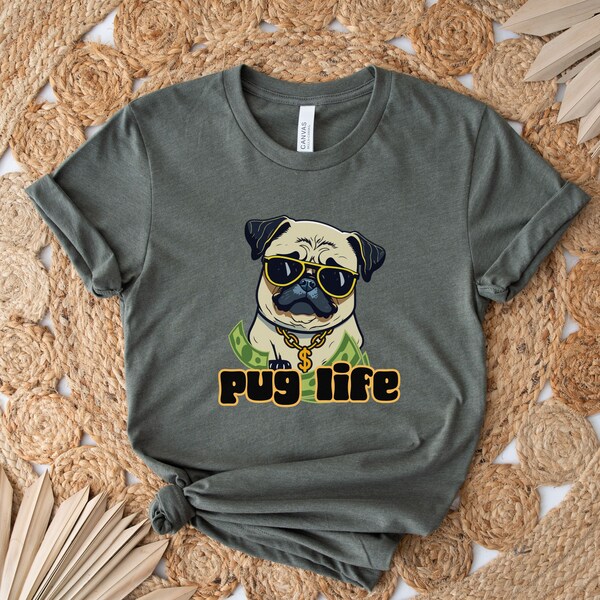 Pug T Shirt - Etsy