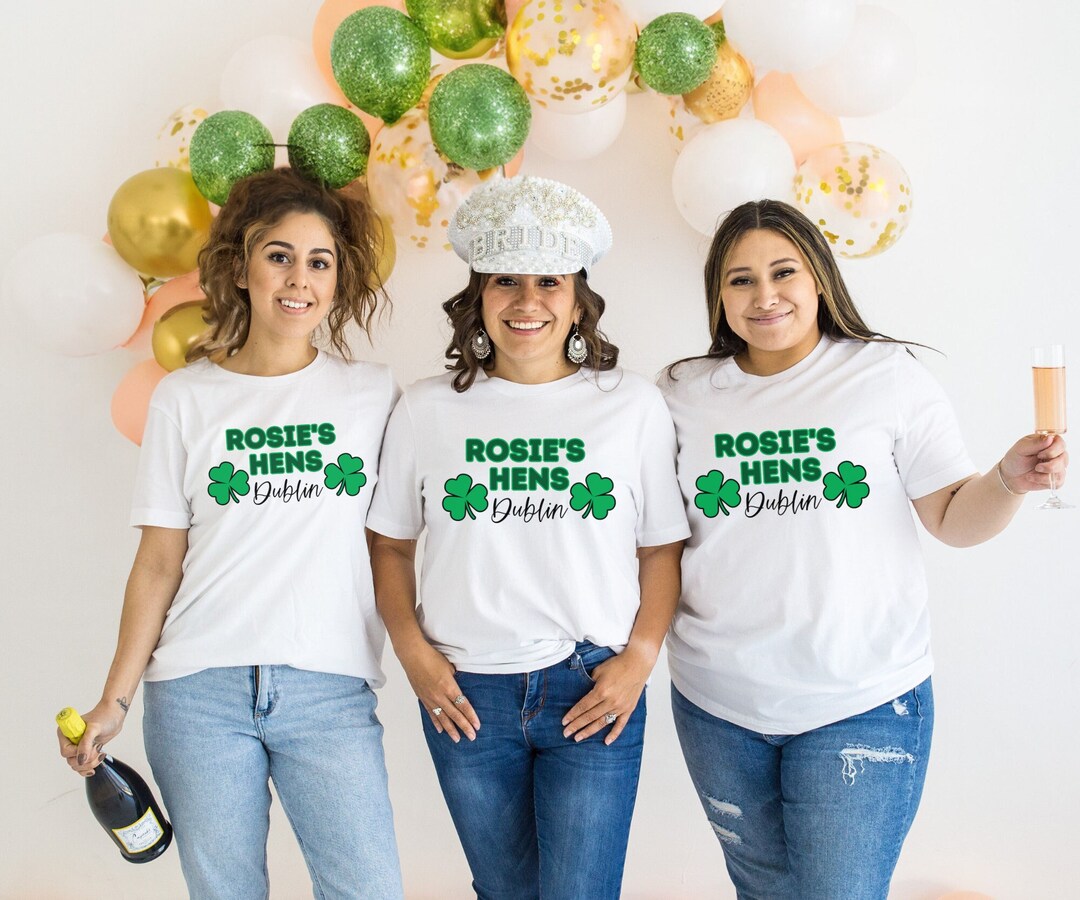 Personalised Hen Party T-shirts, Custom Hen Do Shirts, Dublin Hen Party ...