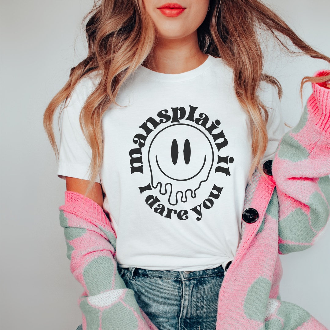 Mansplain T-shirt, Feminist Tshirt, Feminism Shirt, Funny Womens Tshirt ...