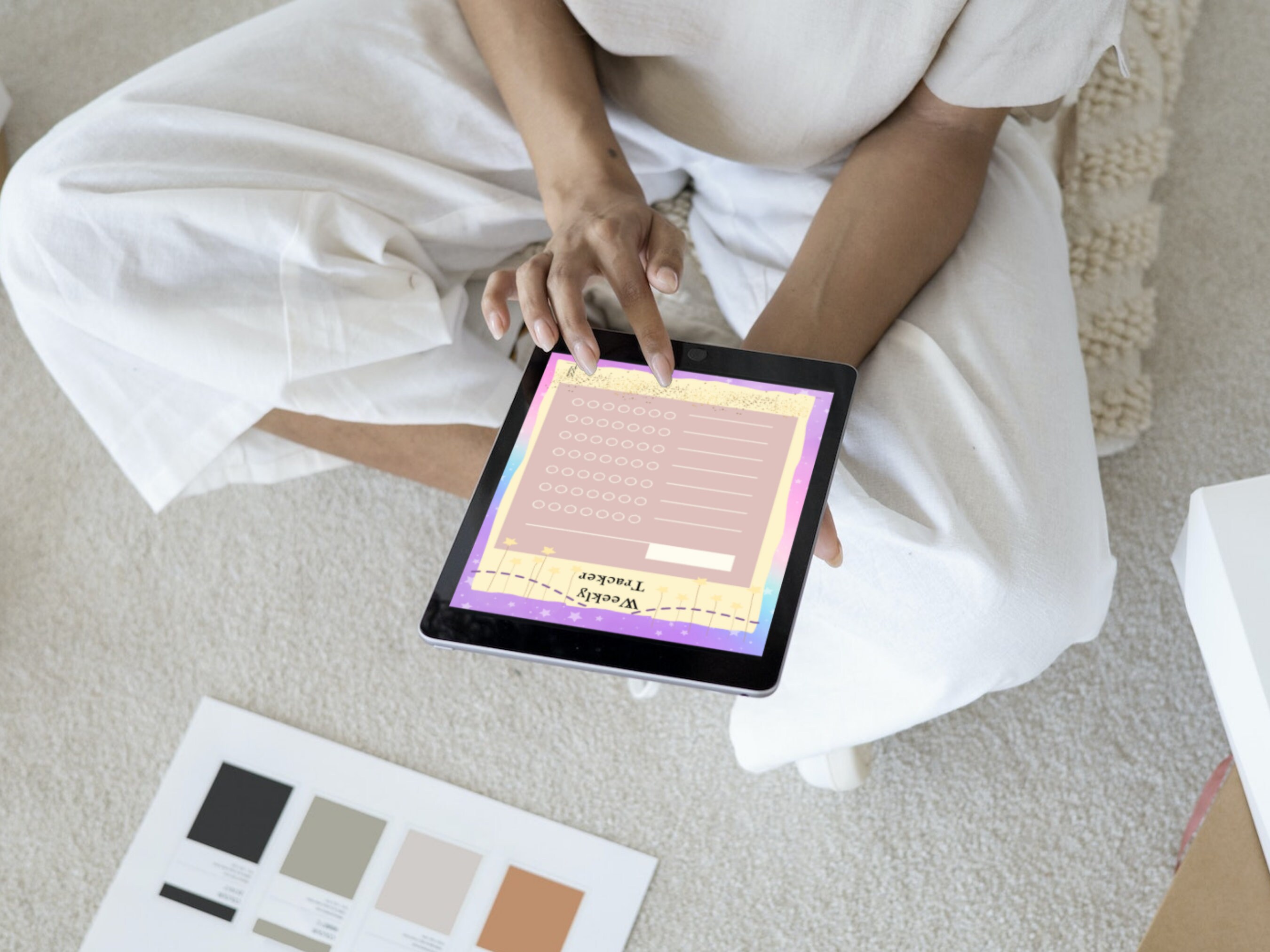 Printable Digital Planner Night Shift Focused Daily Calendar With 24hr ...