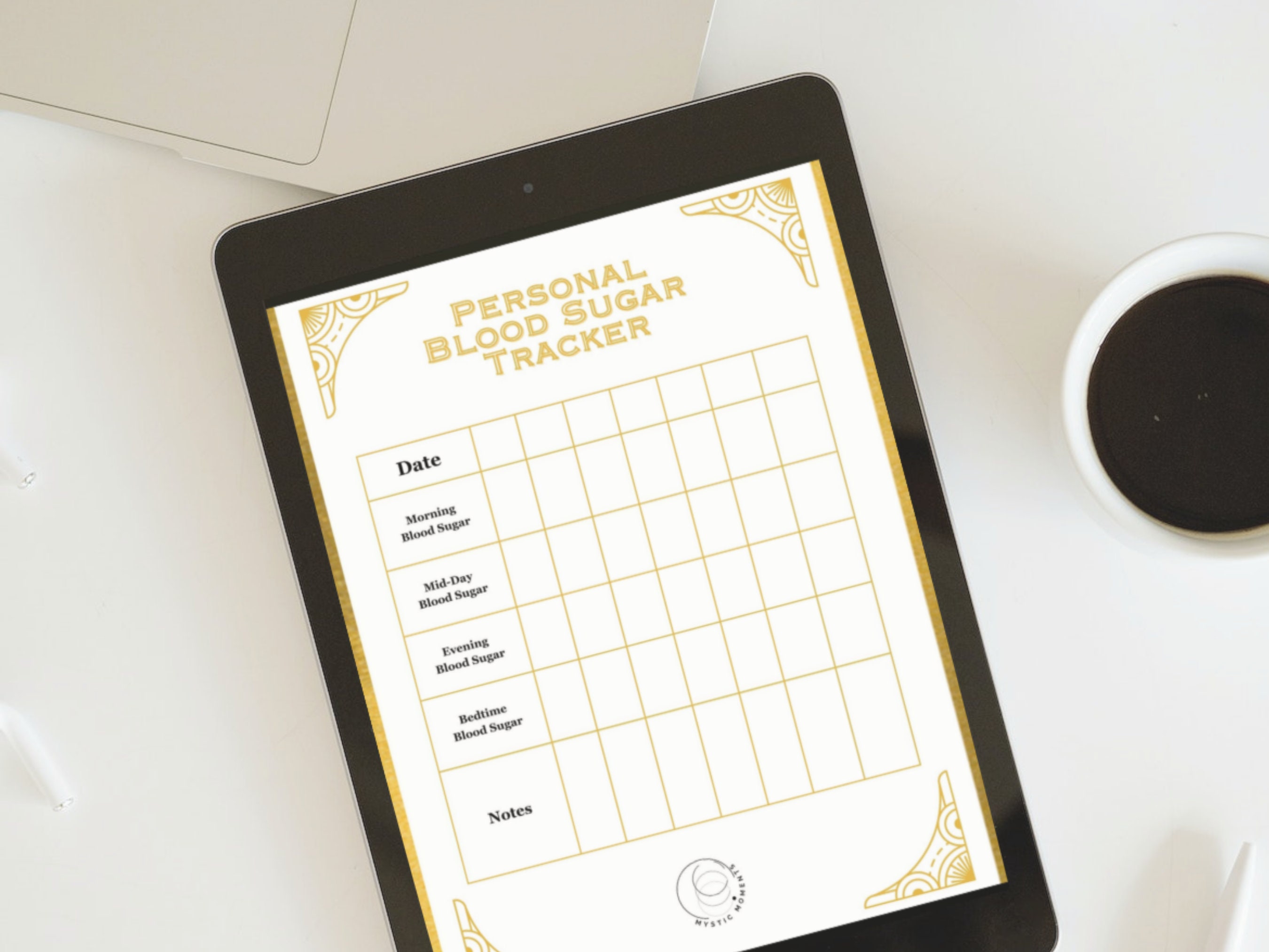 Digital Download Printable Personal Health Tracker Blood Sugar Blood ...