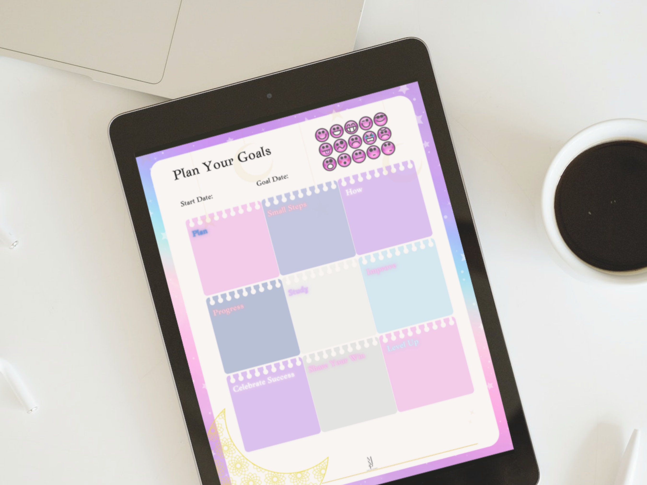 Printable Digital Planner Night Shift Focused Daily Calendar With 24hr ...