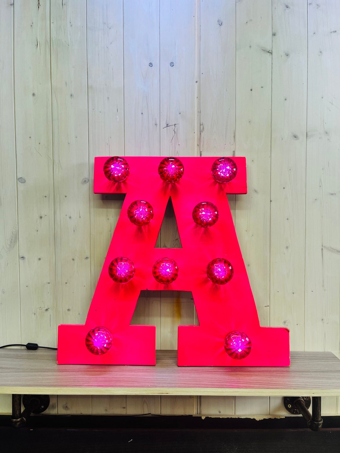 Marquee Letter 'A' Light up Fairground Lights - Etsy