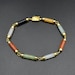 Vintage 14k Gold and Jade Link Bracelet - Etsy