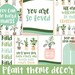 Plant Theme Editable Binder Covers & Spines for Teachers - Etsy