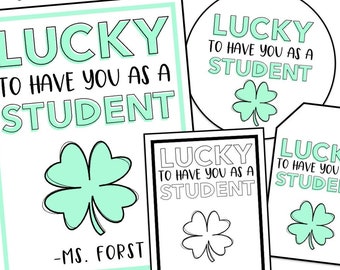 St. Patrick's Day Gift Tags Printable Gift Tags Digital - Etsy