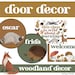 Woodland Theme Welcome Back to School Classroom Door Decor & Forest ...