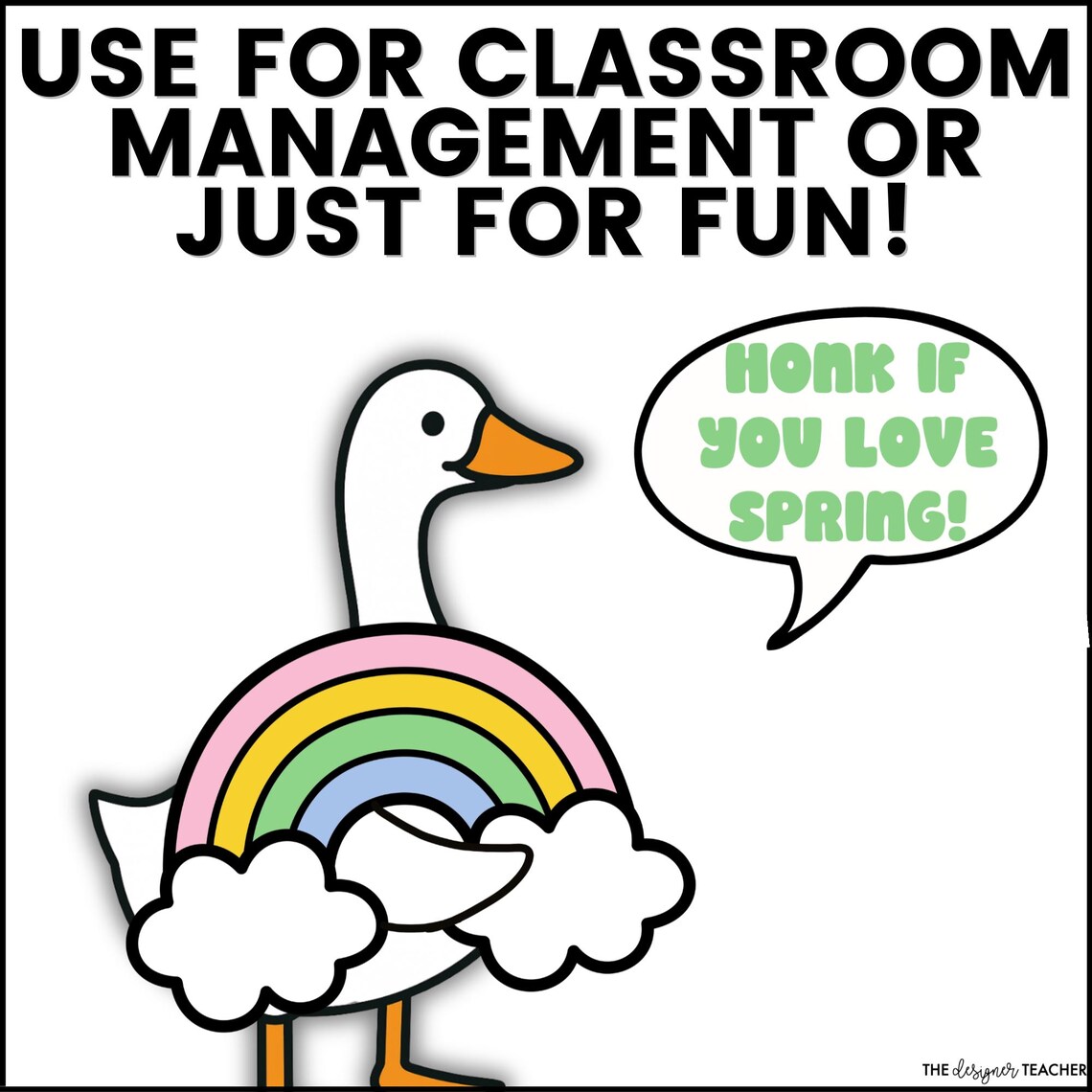 Spring Classroom Silly Porch Goose Pet: March April May Easter ...