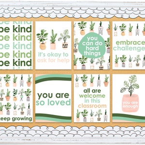 Inspirational Growth Mindset Inclusive Classroom Posters Plant Theme - Etsy