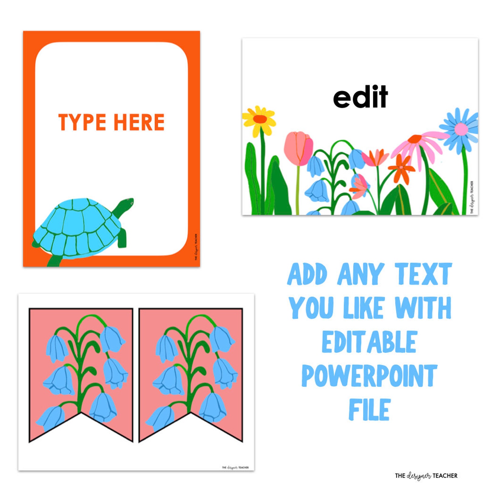 Classroom Birthday Bulletin Board Display Bright Garden Theme Classroom ...