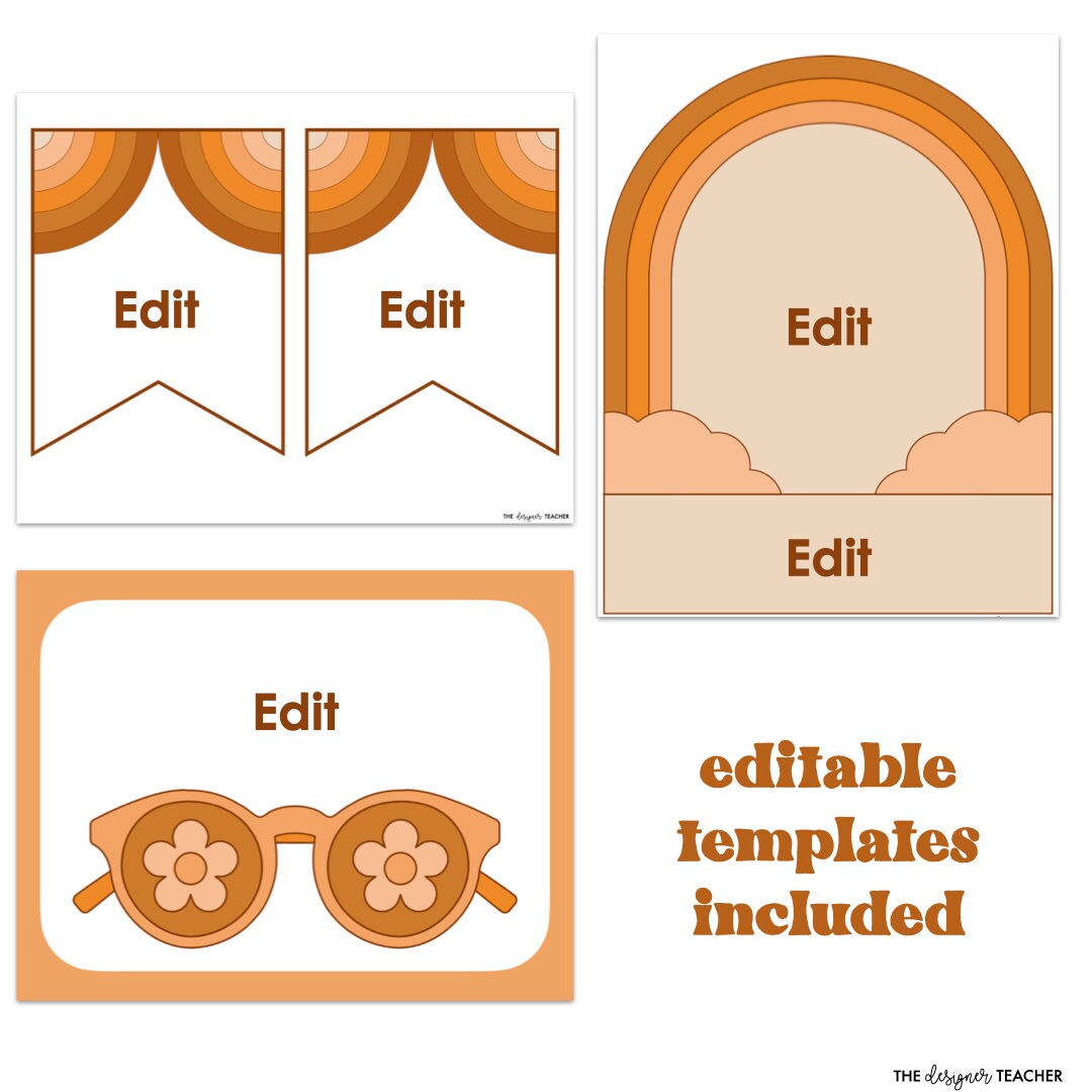 Editable Classroom Birthday Chart and Bulletin Board Display | Sunny ...