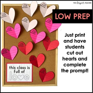 Self Love Bulletin Board Activity and Heart Craft • Valentine's Day ...