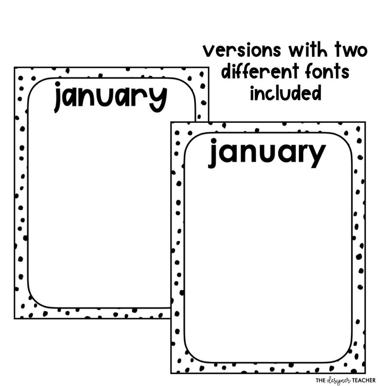 Editable Classroom Birthday Bulletin Board Display With Black & White ...