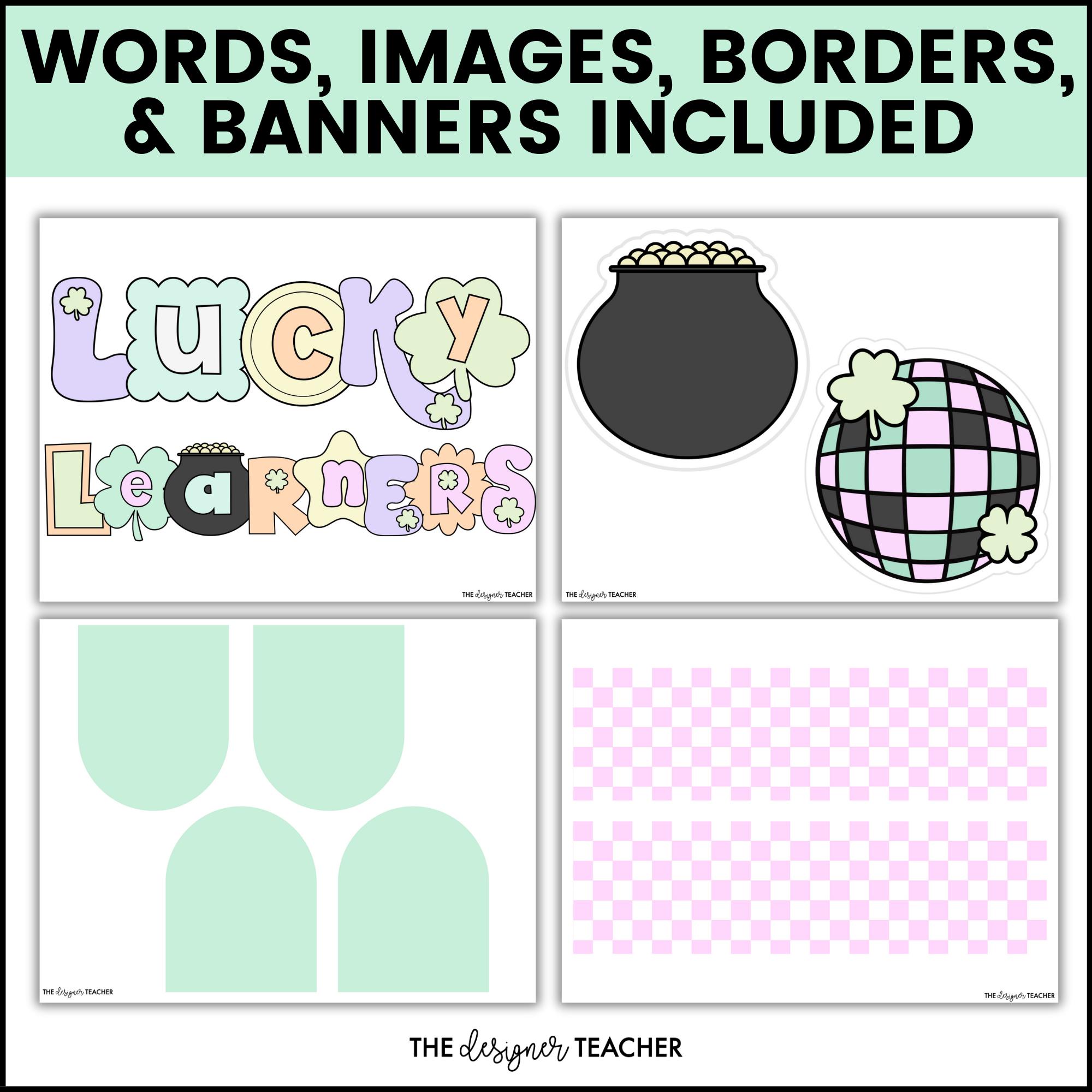 St. Patrick's March Spring Bulletin Board Kit Classroom Door Decor ...