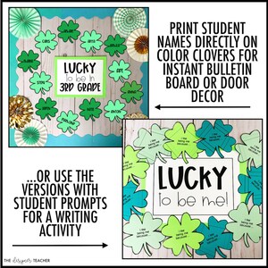 St. Patrick's Day Bulletin Board March Spring Bulletin Board Kit With ...