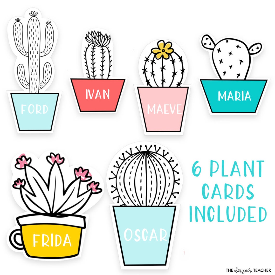 Cactus Theme Back to School Classroom Door Decor & Bulletin Board - Etsy