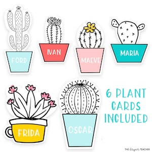 Cactus Theme Back to School Classroom Door Decor & Bulletin Board - Etsy