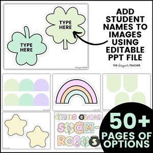 St. Patrick's March Spring Bulletin Board Kit Classroom Door Decor ...