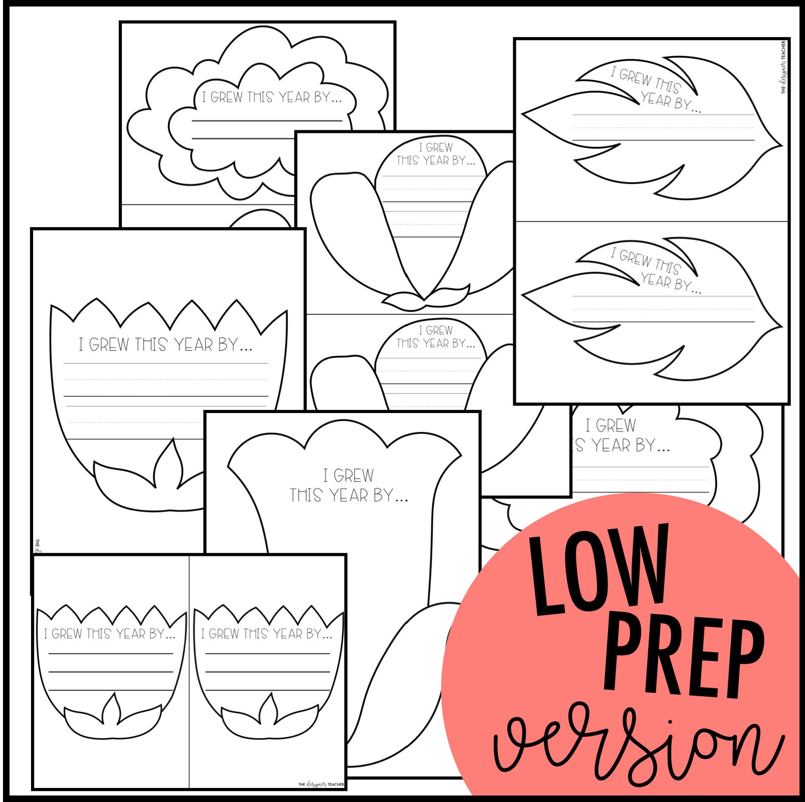 End of the Year Bulletin Board • May & June Flower Blooming Bulletin ...