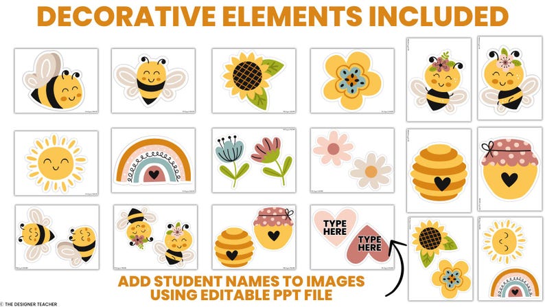 Back to School Summer Kindness August September Bee Kind Classroom ...