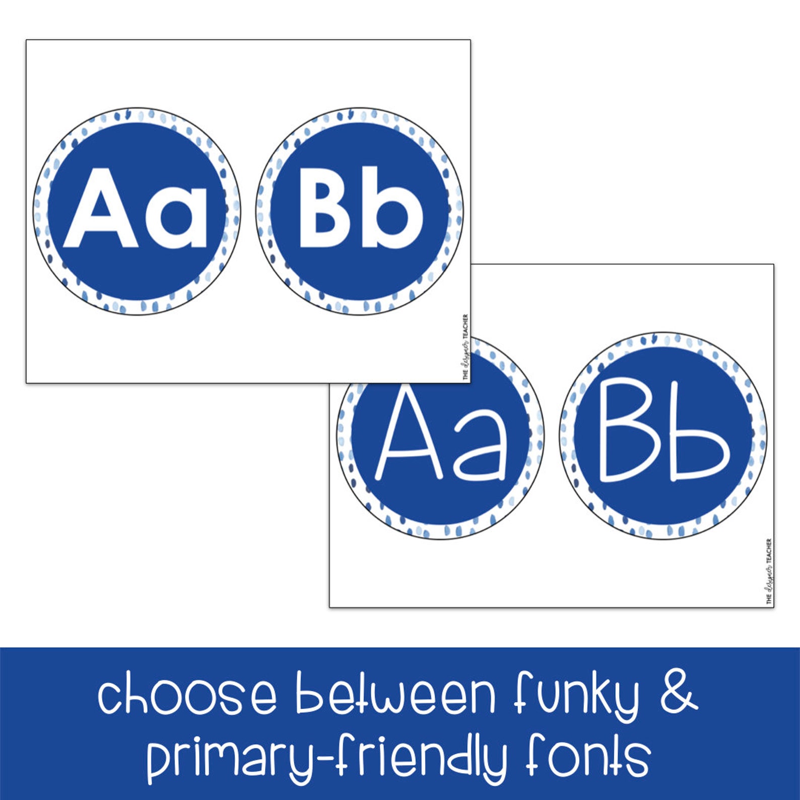 Editable Word Wall Display With Blue Watercolor Theme | Classroom ...