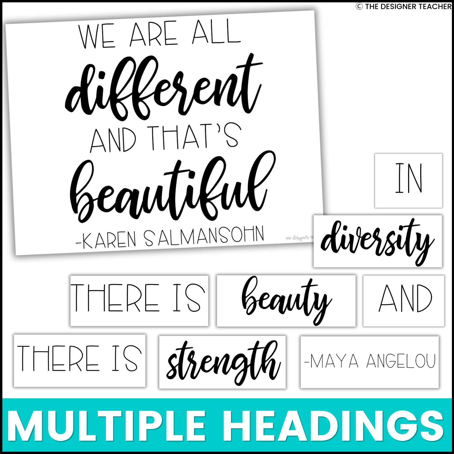 Diversity Back to School Bulletin Board Kit Rainbow Craft • Spring ...