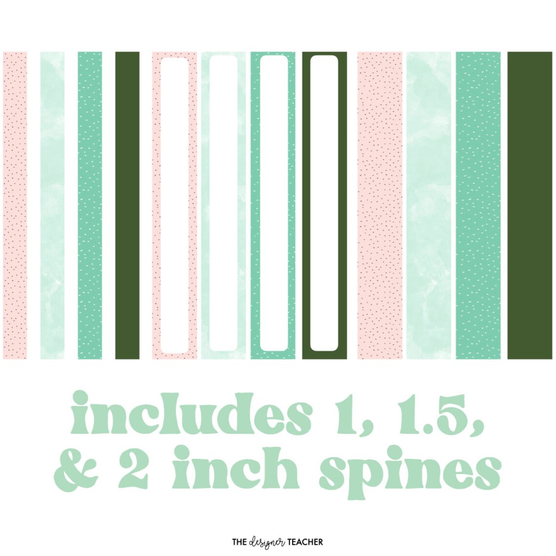 Plant Theme Editable Binder Covers & Spines for Teachers | Printable ...