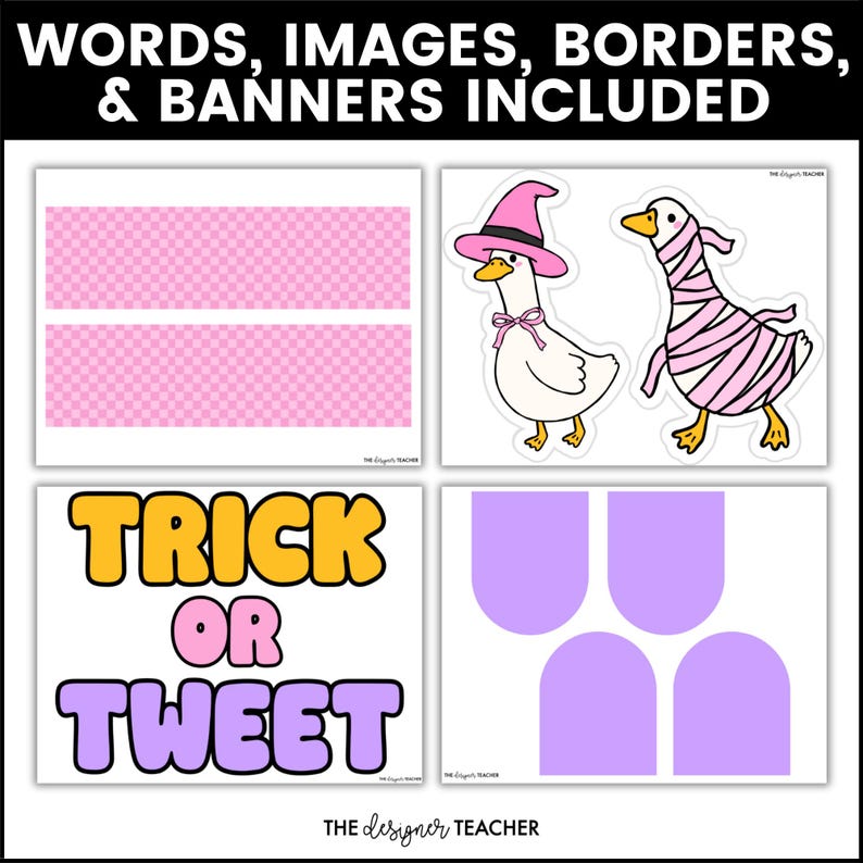 Silly Goose Halloween Bulletin Board Kit October Fall Cute Classroom ...