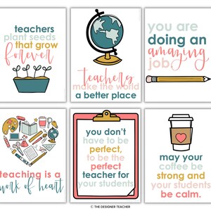 Teacher Appreciation Posters With Printable Inspirational Teaching ...