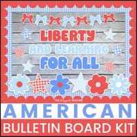 Biblical Affirmation Patriotic Bulletin Board Kit - Etsy