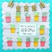Goal Setting Bulletin Board & Cactus Craft Growth Mindset - Etsy