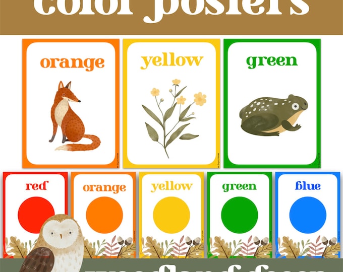 Printable Motivational Woodland Theme Classroom Posters, Instant ...