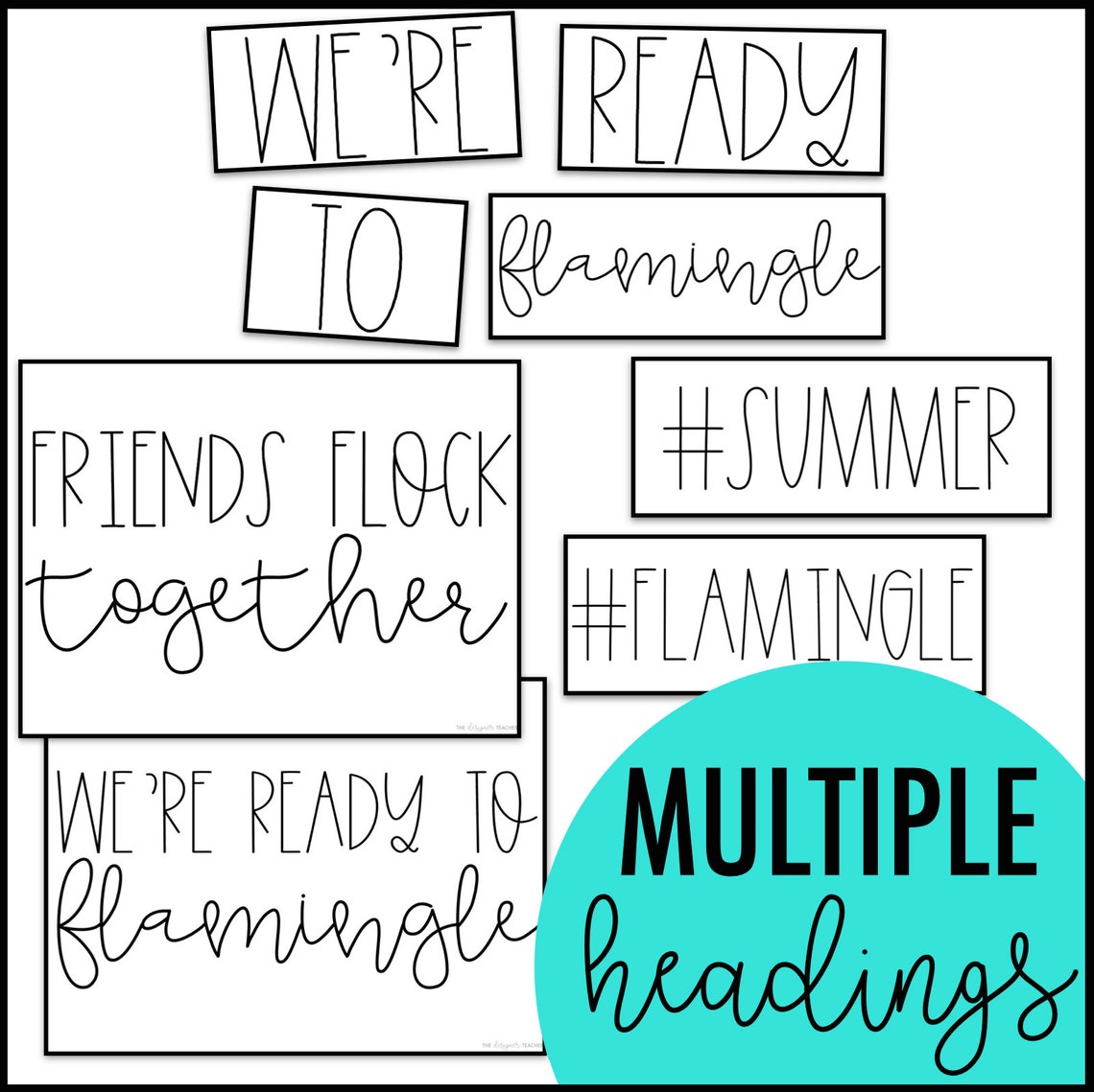 Friendship Flamingo Bulletin Board and Summer Door Decor Craft - Etsy