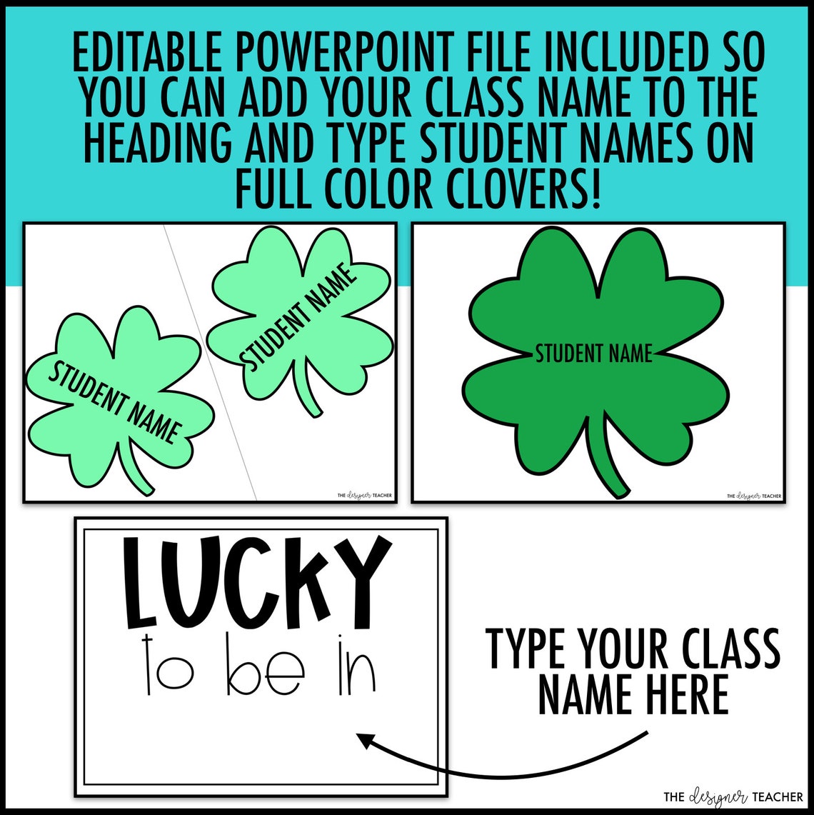 St. Patrick's Day Bulletin Board March Spring Bulletin Board Kit With ...