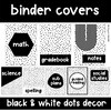 Black & White Speckled Boho Dalmatian Dots Number Line Classroom Decor ...