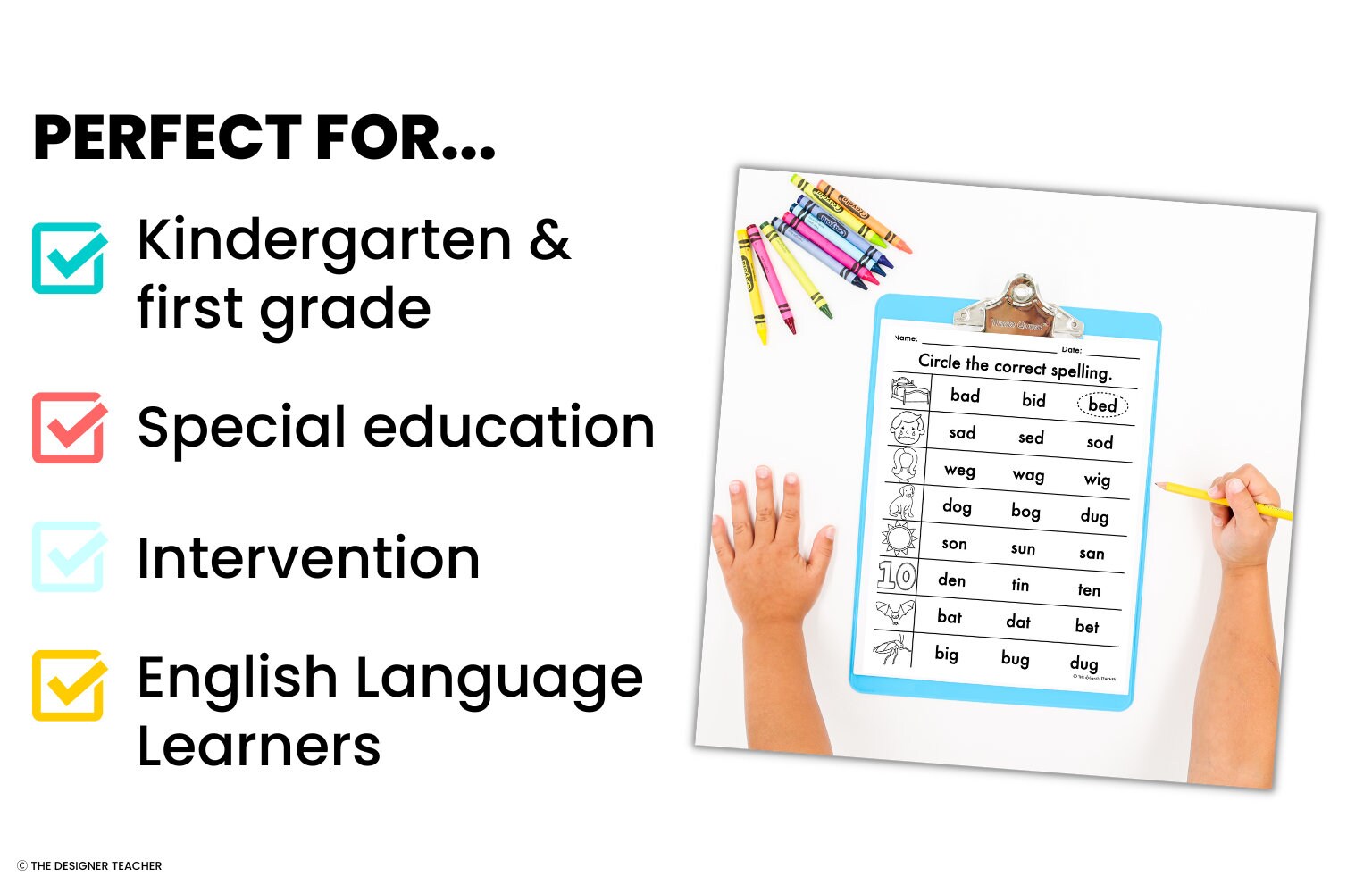 Beginning Phonics Review 25 Worksheets for CVC Words, Digraphs, Blends ...