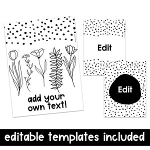 Inspirational Growth Mindset Inclusive Classroom Posters Black & White ...