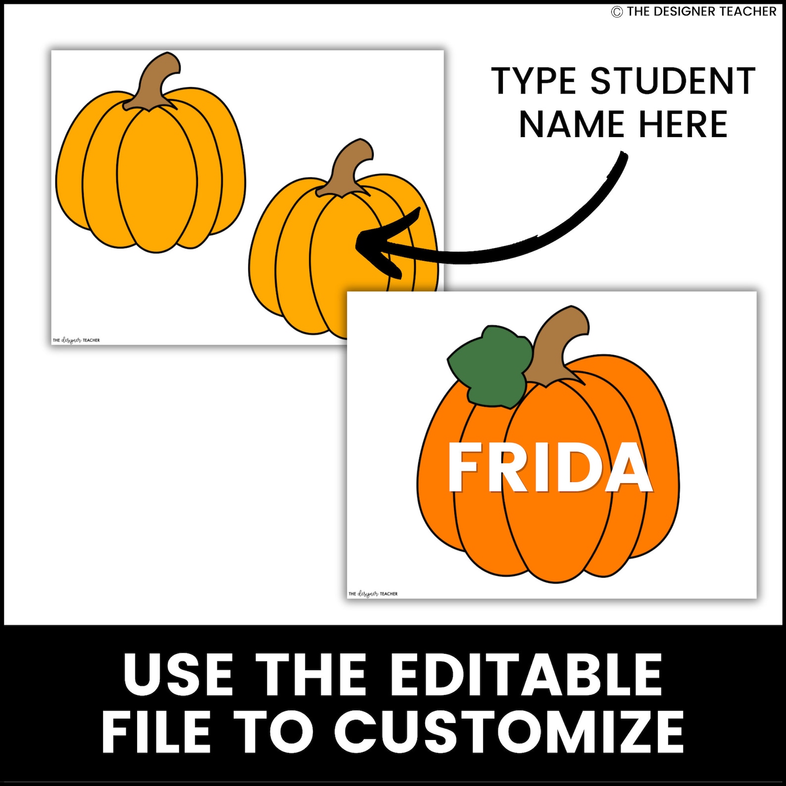 Pumpkin Patch Bulletin Board Craft Activity • September October ...