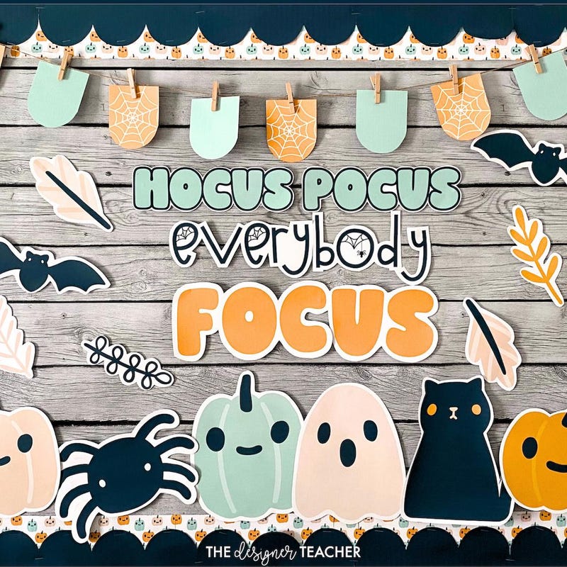 Halloween Classroom Door - Etsy
