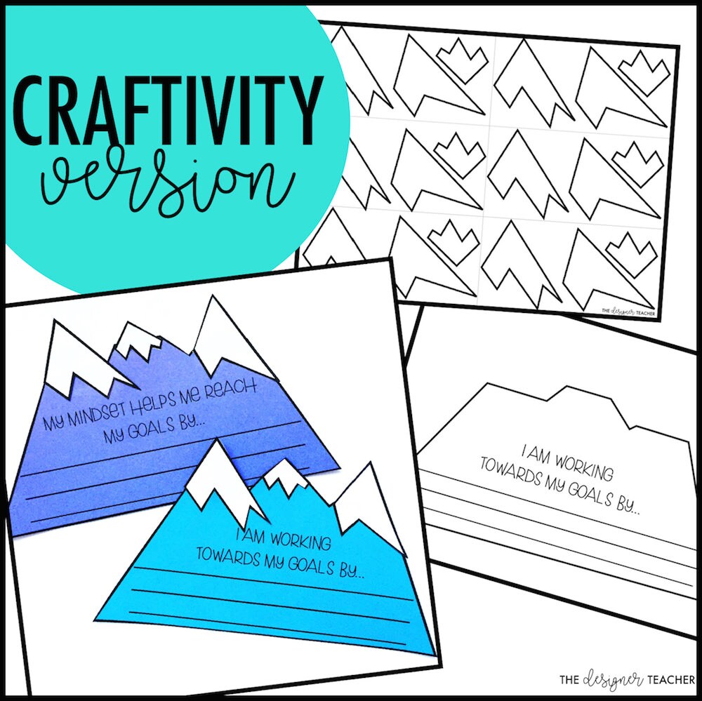 Growth Mindset Bulletin Board and Classroom Door Decor Mountain Craft ...